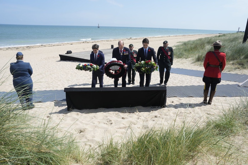 Canadians mark 80th anniversary of D-Day as sun shines on Juno Beach in Normandy - Classic107 ...